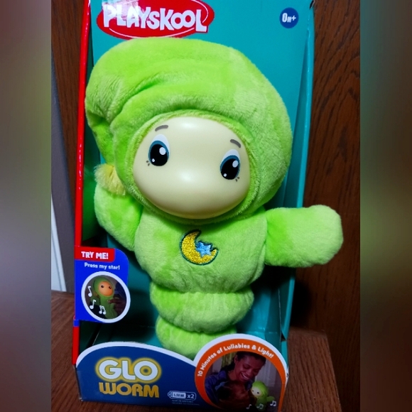 Hasbro | Toys | Hasbro Playskool Glo Worm Neon Green | Poshmark
